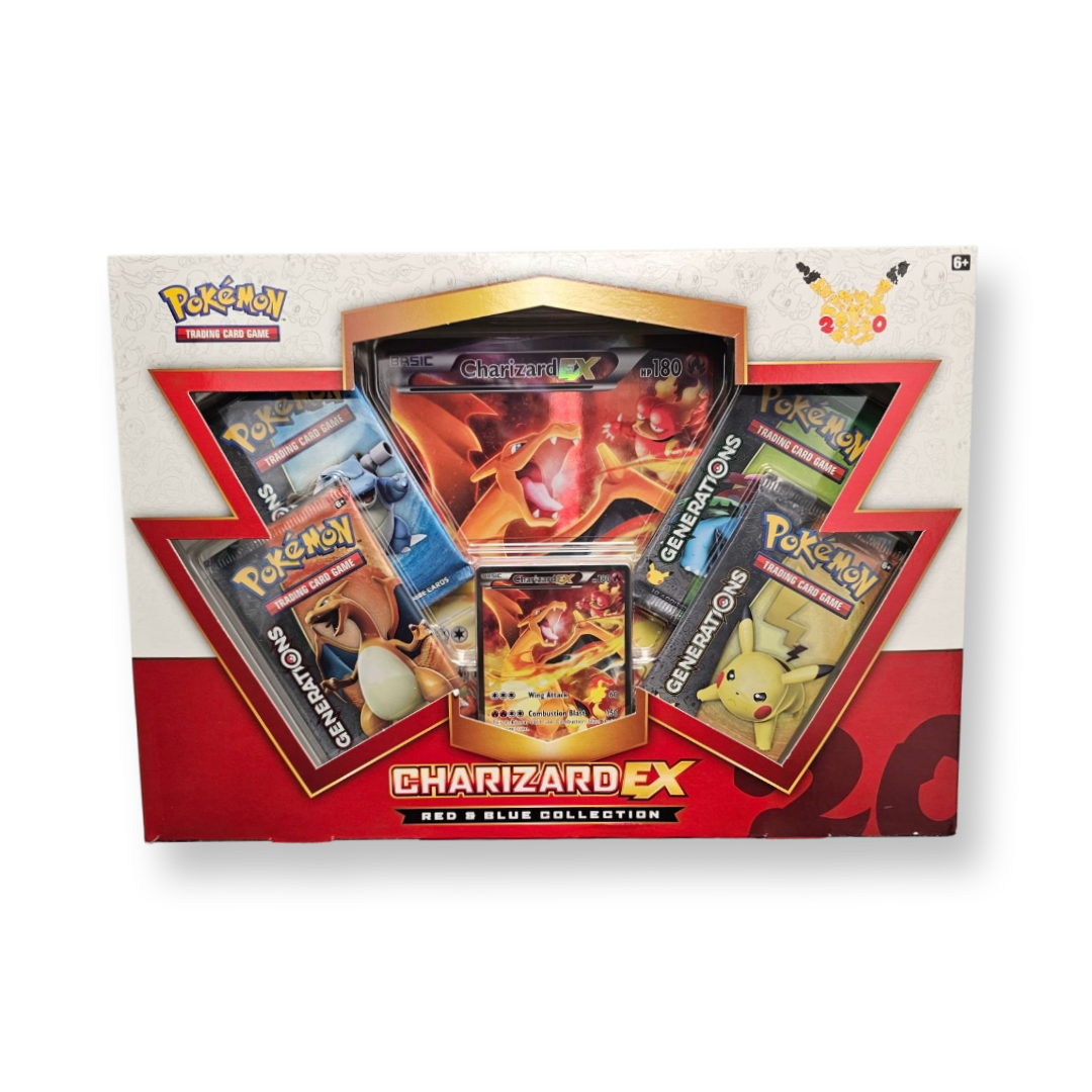 Charizard EX Red and Blue Collection – The Collector's Club